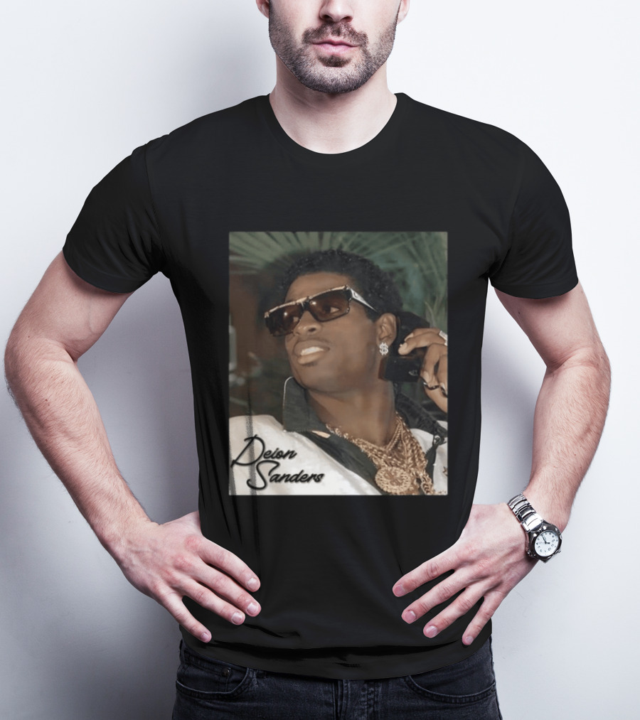 Deion Sanders Phone Call Fashion 1989 T-Shirt