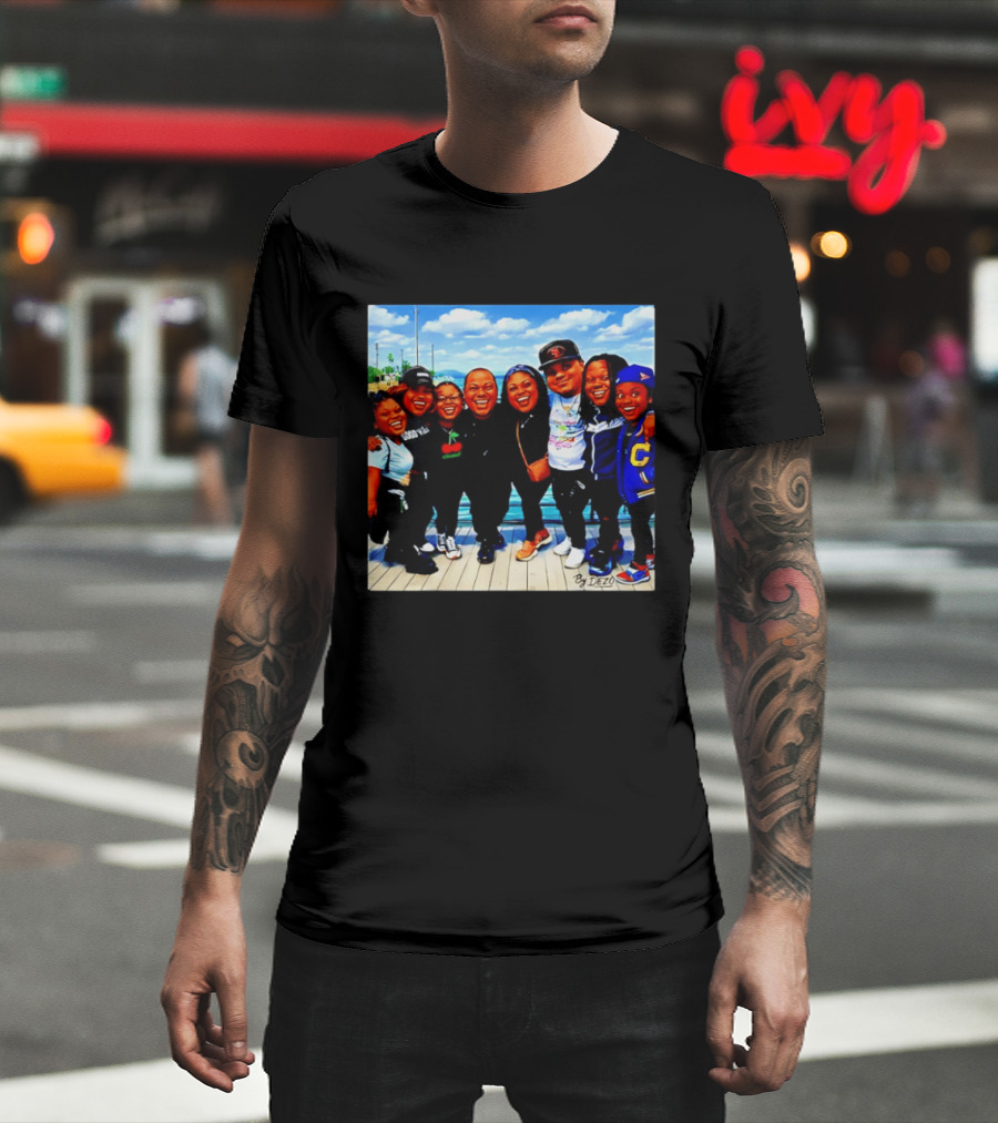 Family Bunch By Dezo Matching Crew Scenic Smiles T-Shirt