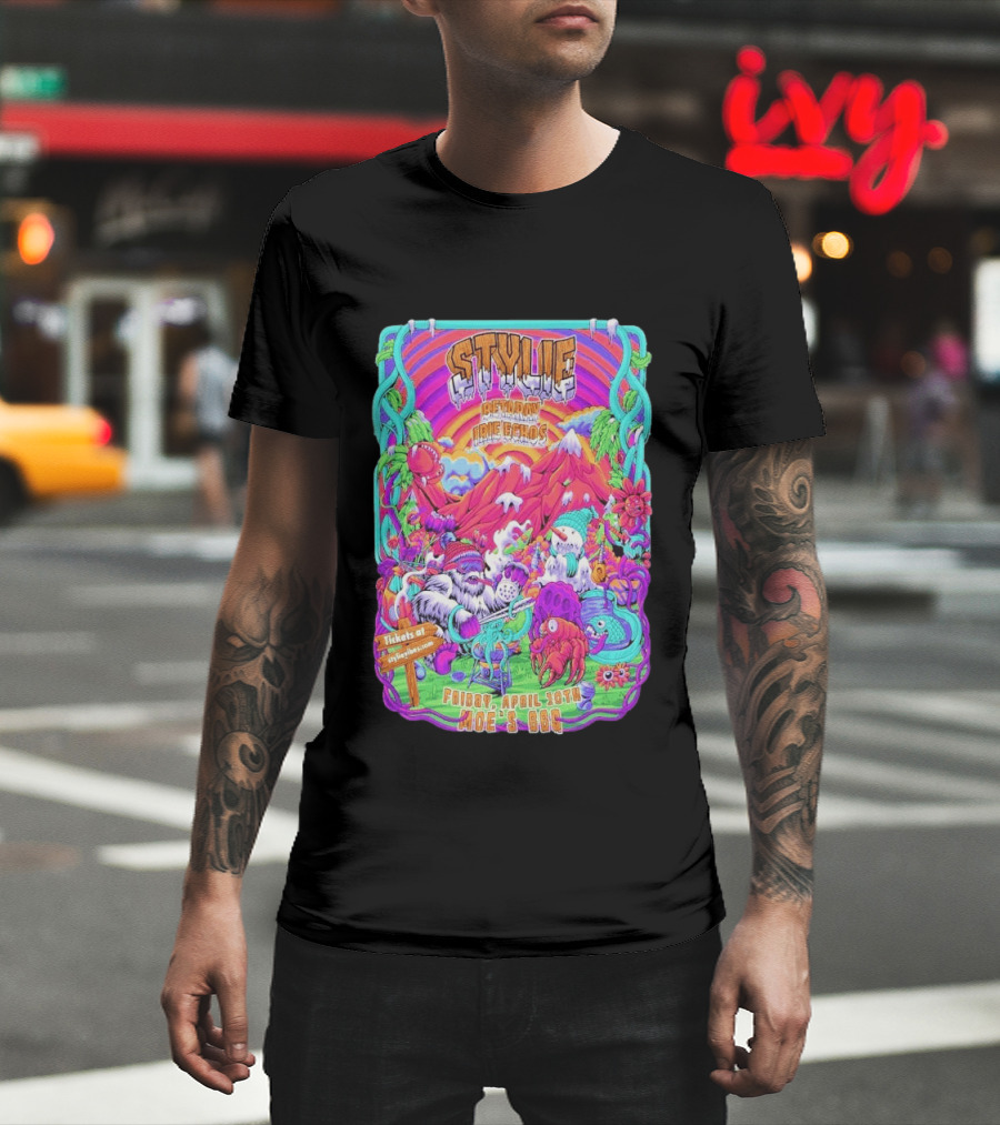 Stylie Beheading Idie Heads Live Moe's BBQ Englewood CO April 10 2026 T-Shirt