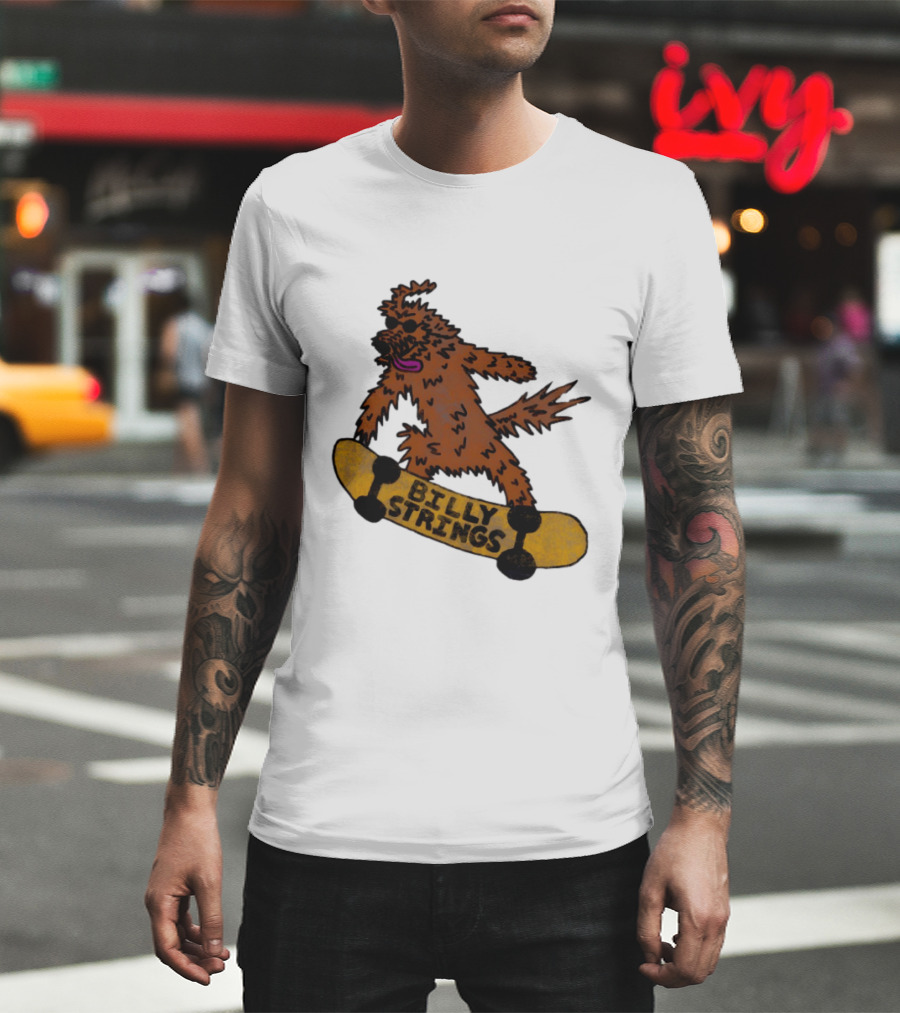 Billy Strings Skateboarding Dog T-Shirt