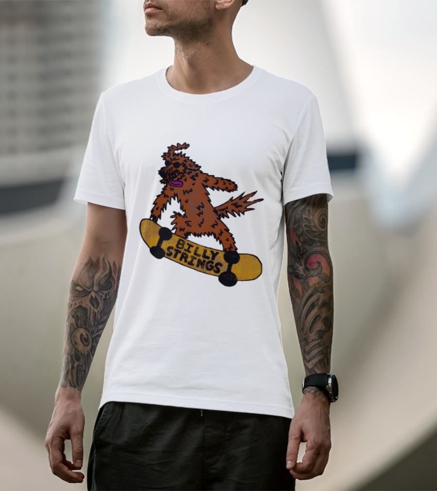 Billy Strings Skateboarding Dog T-Shirt