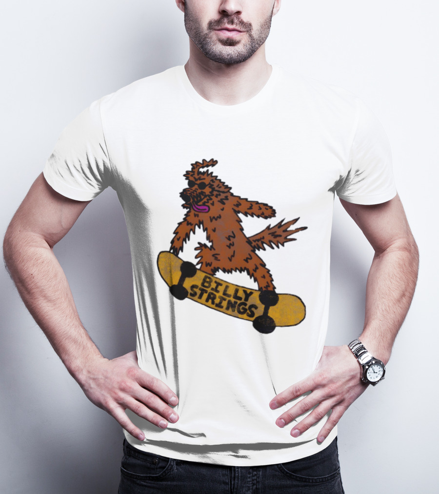 Billy Strings Skateboarding Dog T-Shirt