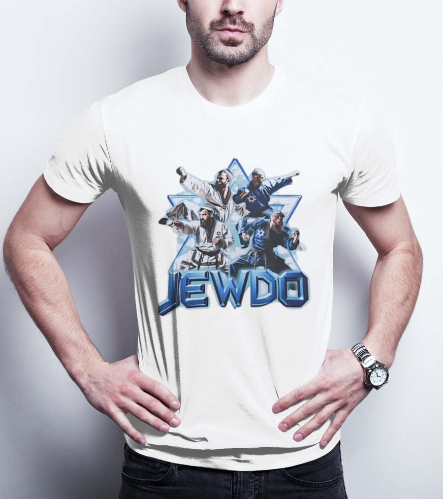 Jewdo Martial Arts Star Of David Karate Fighters T-Shirt