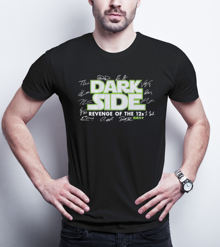 Seattle Football Dark Side Revenge Of The 12s Champions T-Shirt