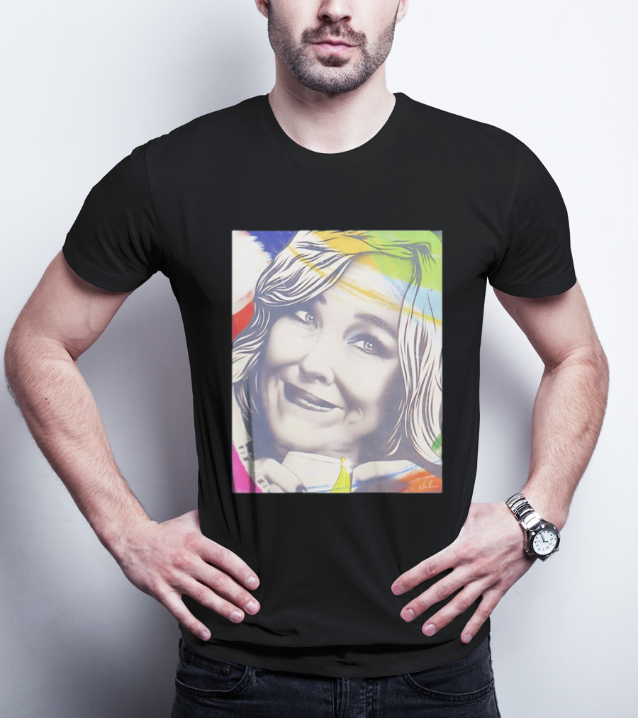 Catherine O'Hara Pop Art Style With Colorful Brushstrokes T-Shirt