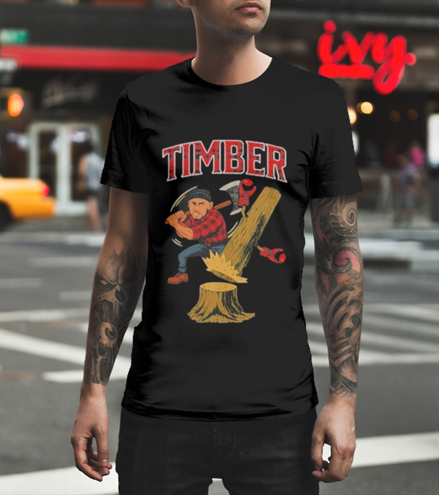 Keith Thurman Timber Lumberjack Axe One Time T-Shirt