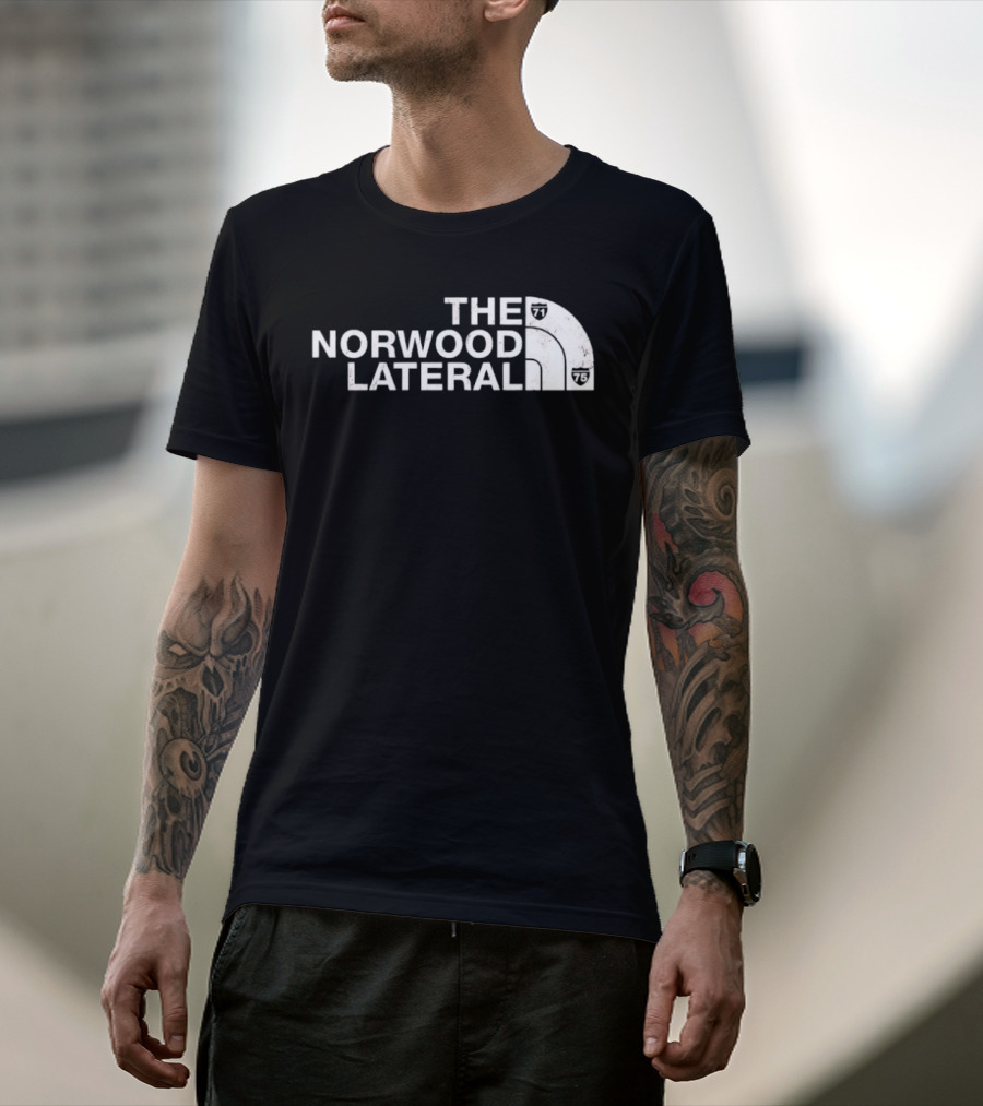The Norwood Lateral The North Face Inspired Concept T-Shirt