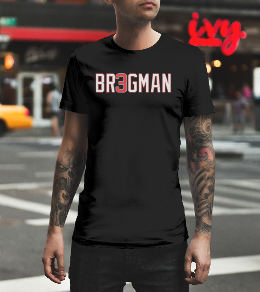 BR3GMAN Alex Bregman #3 Chicago Cubs T-Shirt