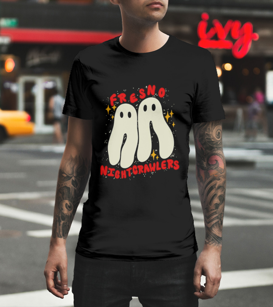 Fresno Nightcrawlers Ghost Legends Bright Starry Spirits T-Shirt