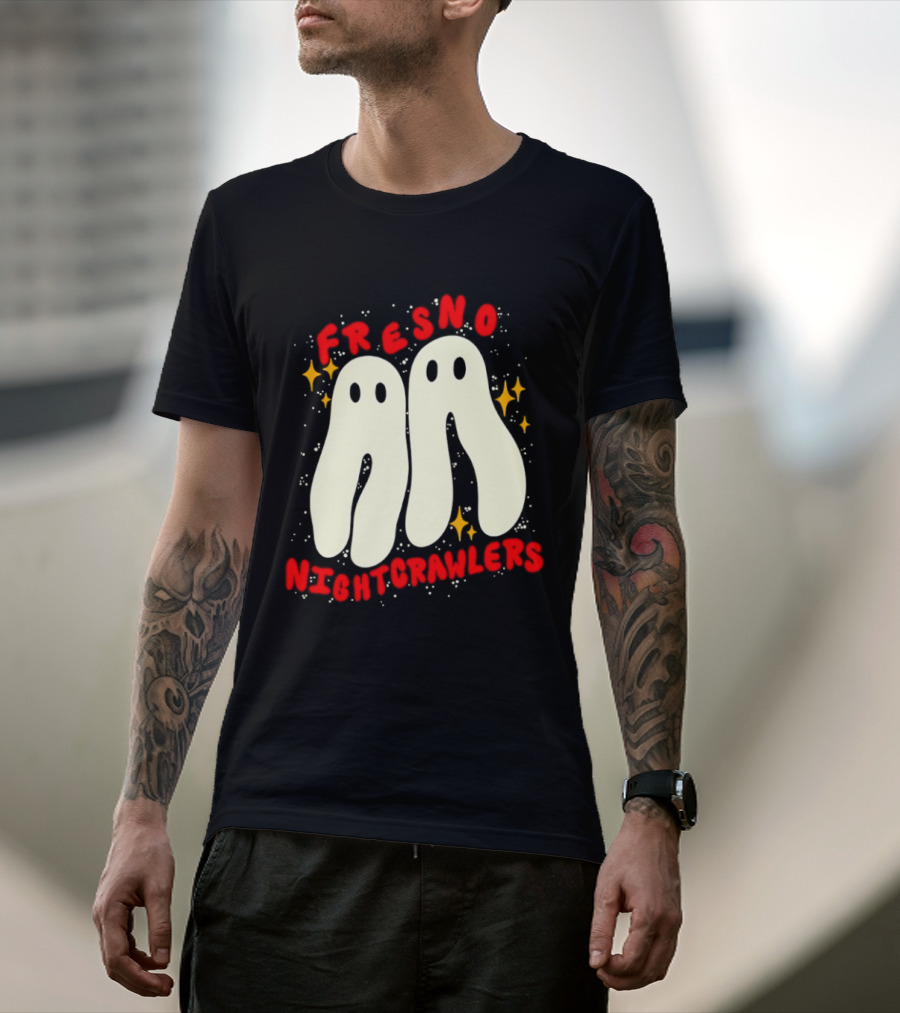 Fresno Nightcrawlers Ghost Legends Bright Starry Spirits T-Shirt