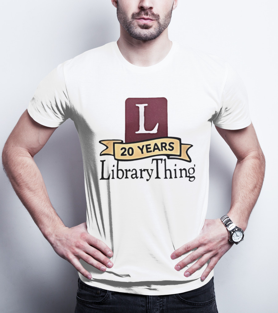 20 Years LibraryThing L Anniversary Celebration T-Shirt