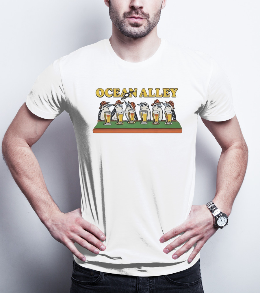 Ocean Alley Tour 2026 Birds With Hats And Beers T-Shirt