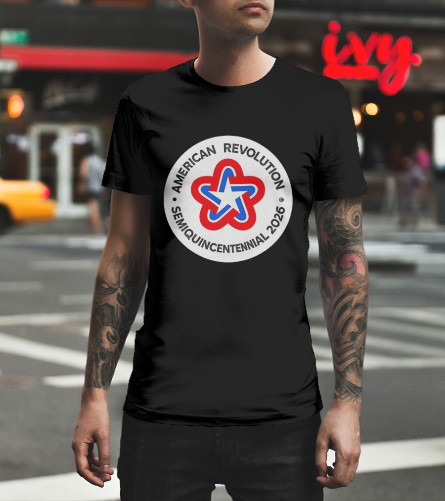 American Revolution Semiquincentennial 2026 Star T-Shirt