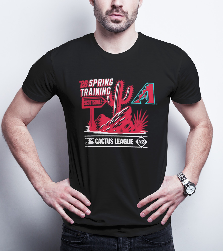 Arizona Diamondbacks 2026 Spring Training Scottsdale Cactus League MLB AZ T-Shirt