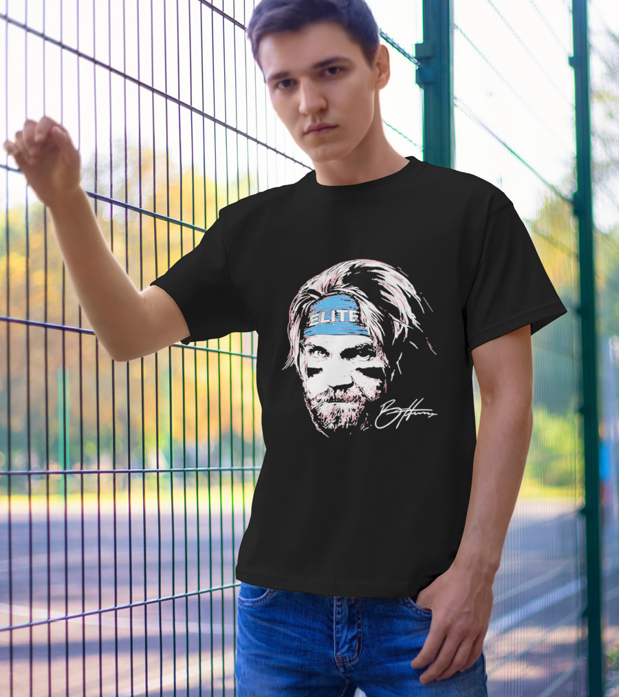 Bryce Harper Elite Iconic Philadelphia Baseball Legend Signature Look T-Shirt