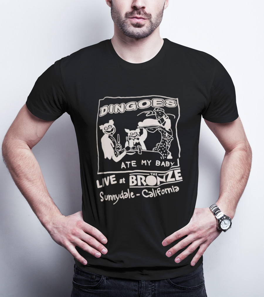 Dingoes Ate My Baby Concert At The Bronze Sunnydale California T-Shirt