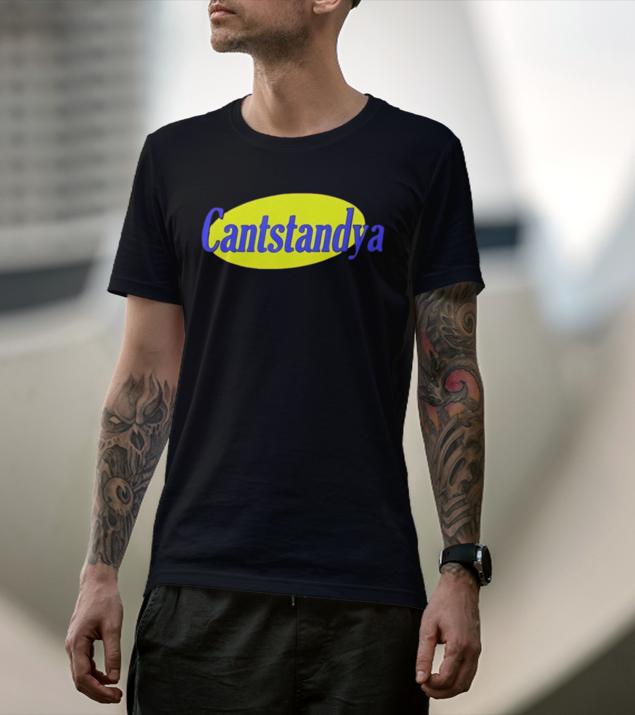 Cantstandya Classic Bold Text Oval T-Shirt