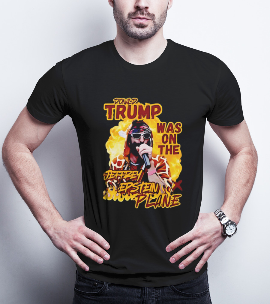 Donald Trump Was On The Jeffrey Epstein Plane Karaoke Costume T-Shirt