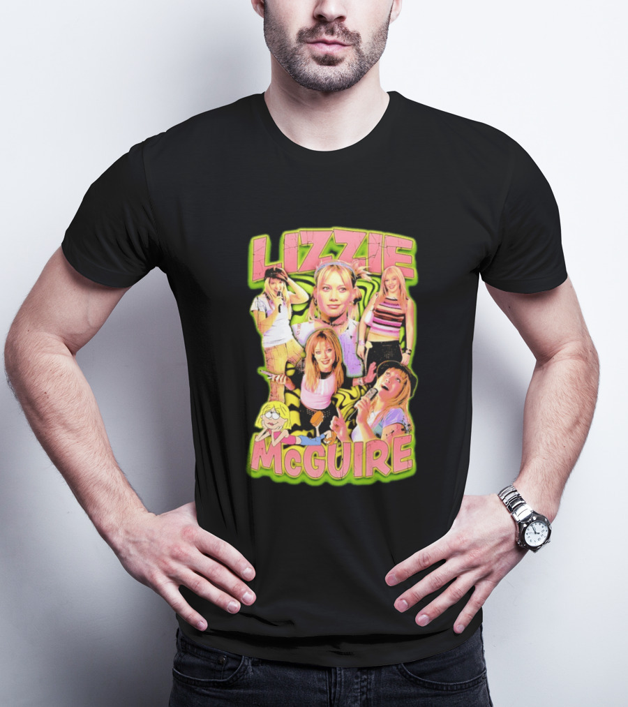 Lizzie McGuire Hilary Duff Disney Channel Iconic 2000s Cartoon Show T-Shirt