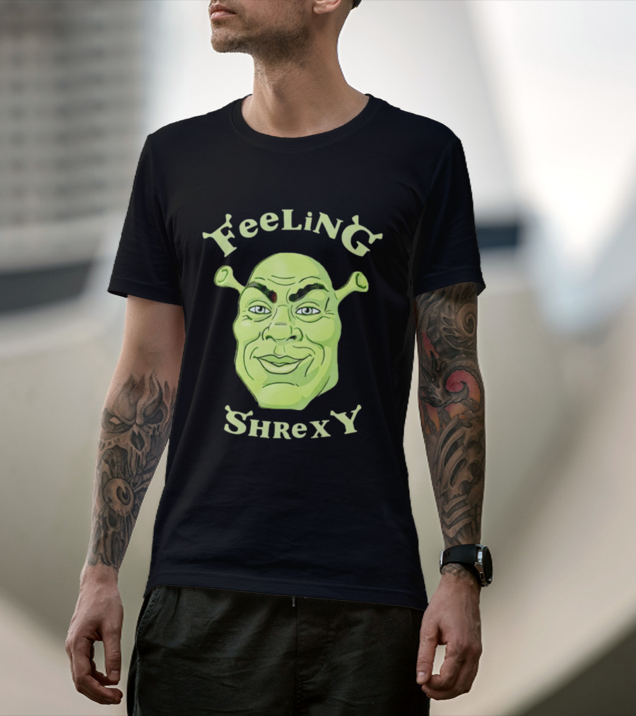 Feeling Shrexy Meme Character Face T-Shirt