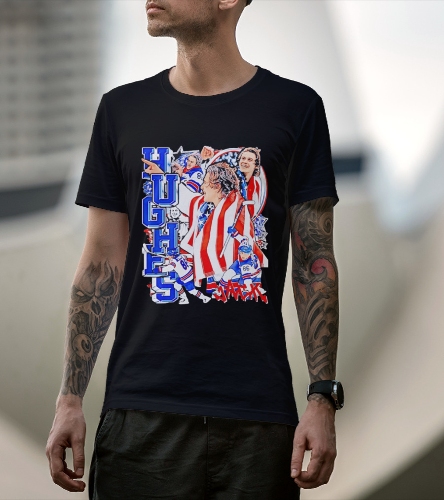 Hughes USA 86 American Hockey Pride T-Shirt