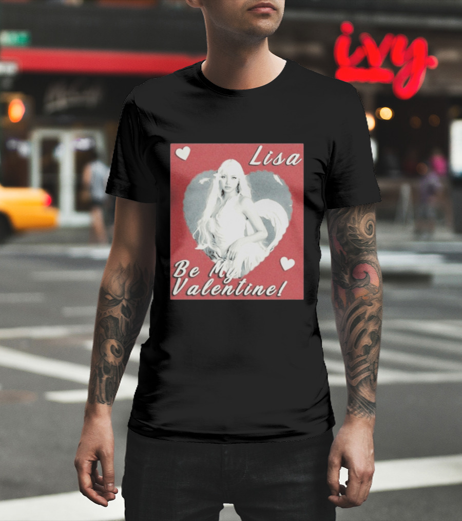 Lisa Be My Valentine Heart T-Shirt