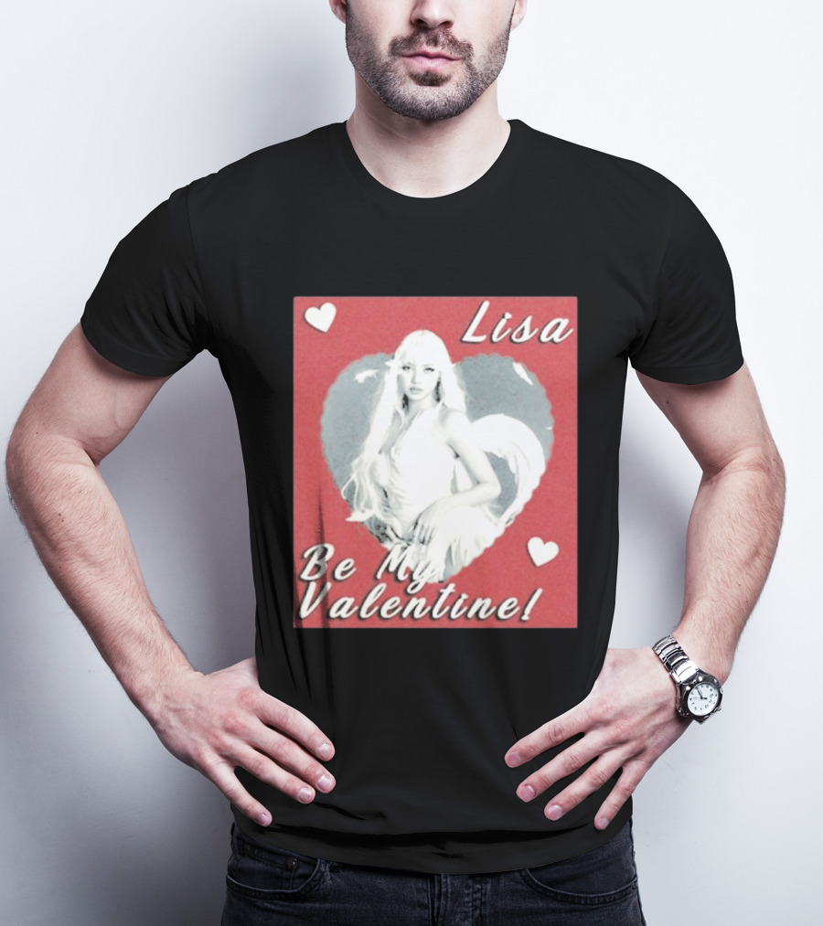 Lisa Be My Valentine Heart T-Shirt