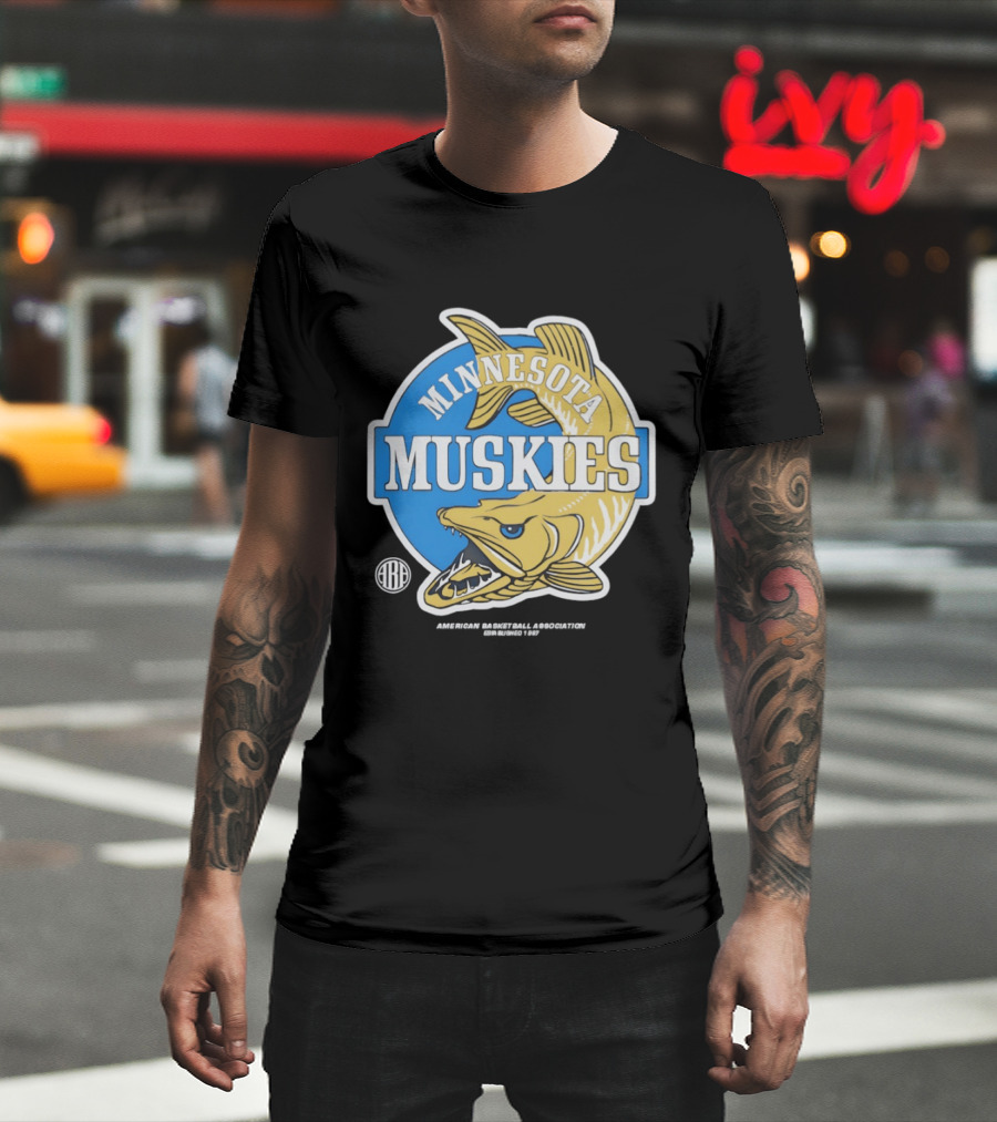 Minnesota Muskies ABA 1967 Vintage Team T-Shirt