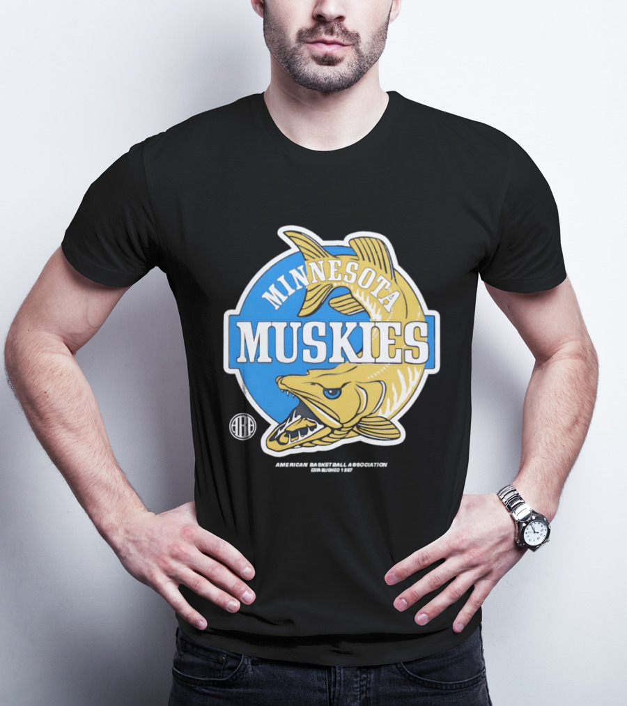 Minnesota Muskies ABA 1967 Vintage Team T-Shirt