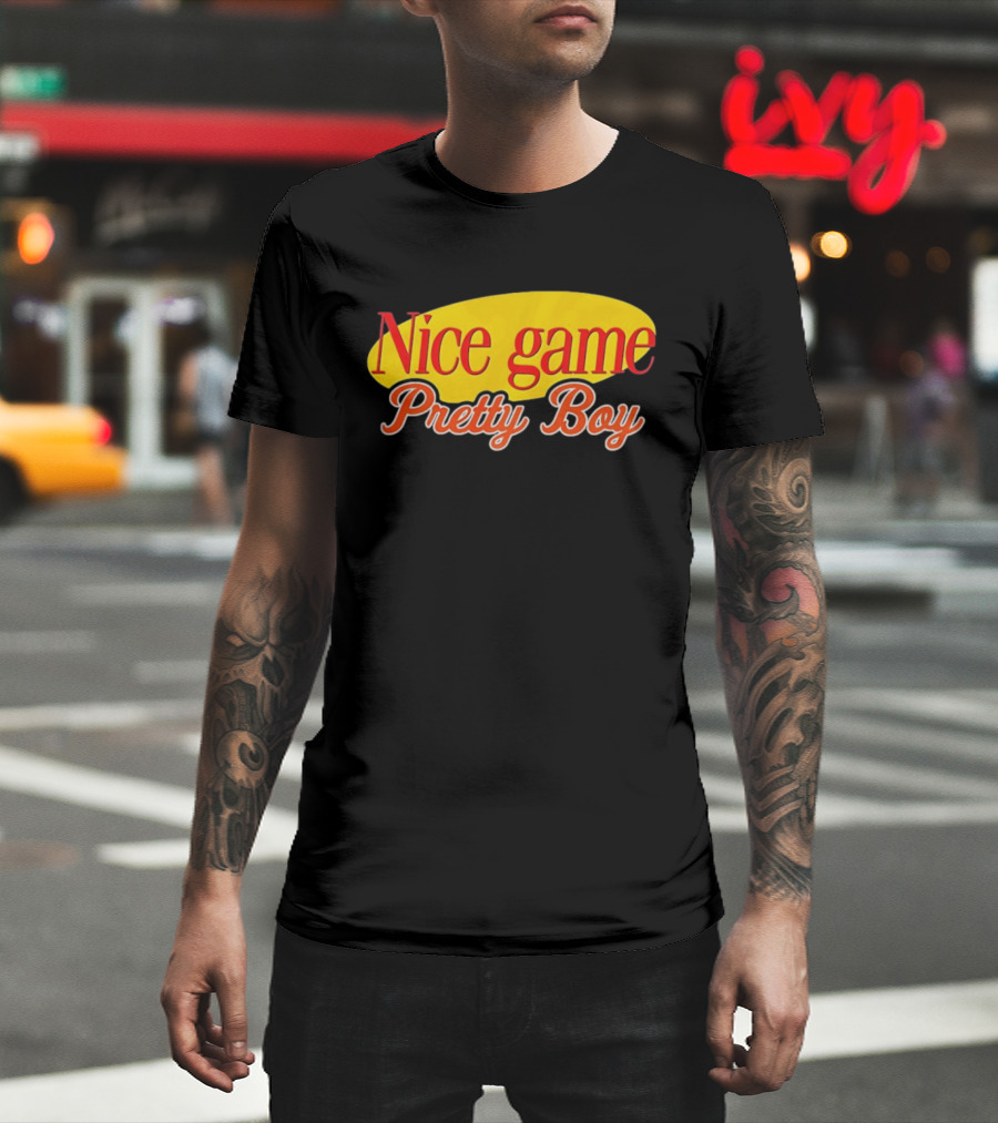 Nice Game Pretty Boy New York Mets Vintage Retro Baseball Fan T-Shirt