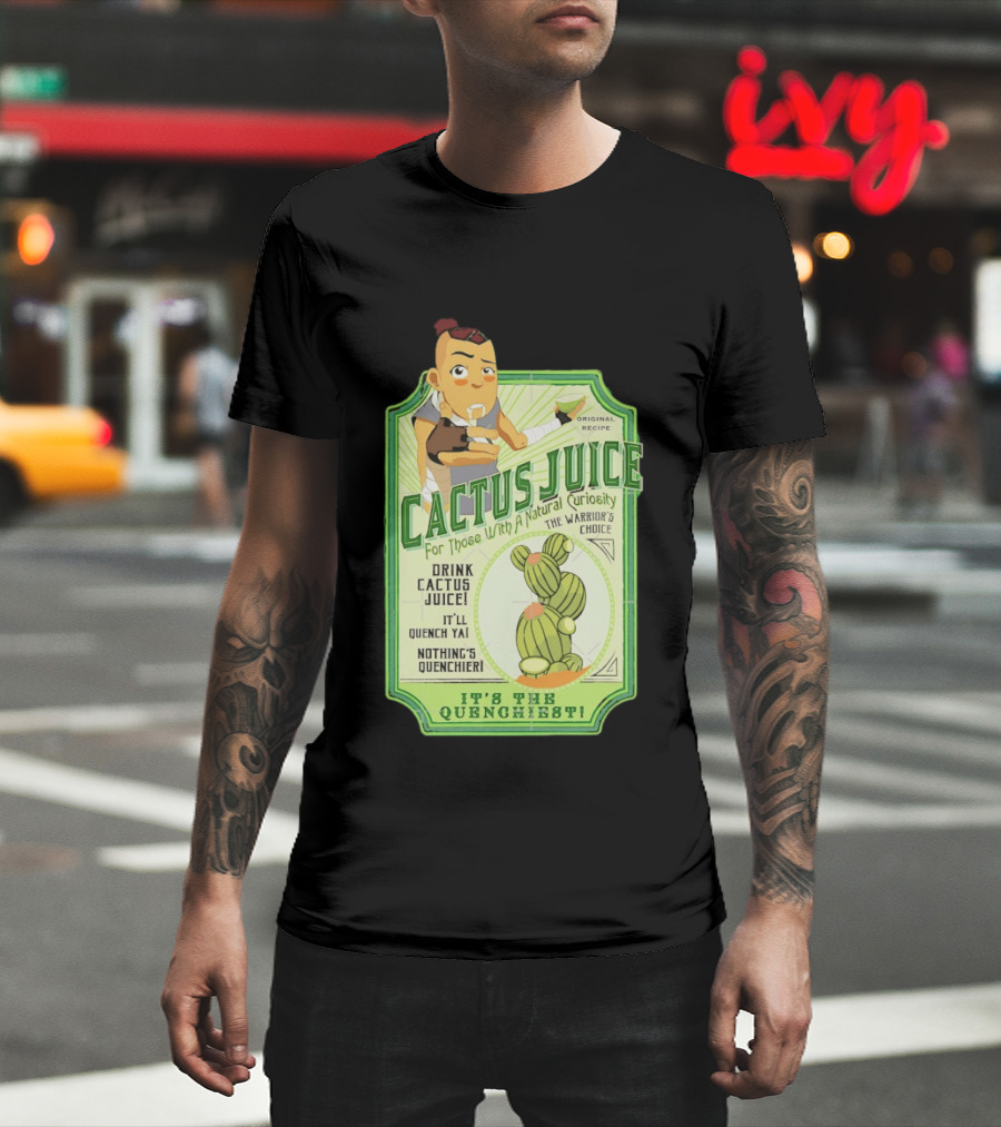 Sokka Cactus Juice It's The Quenchiest The Warrior's Choice Avatar T-Shirt