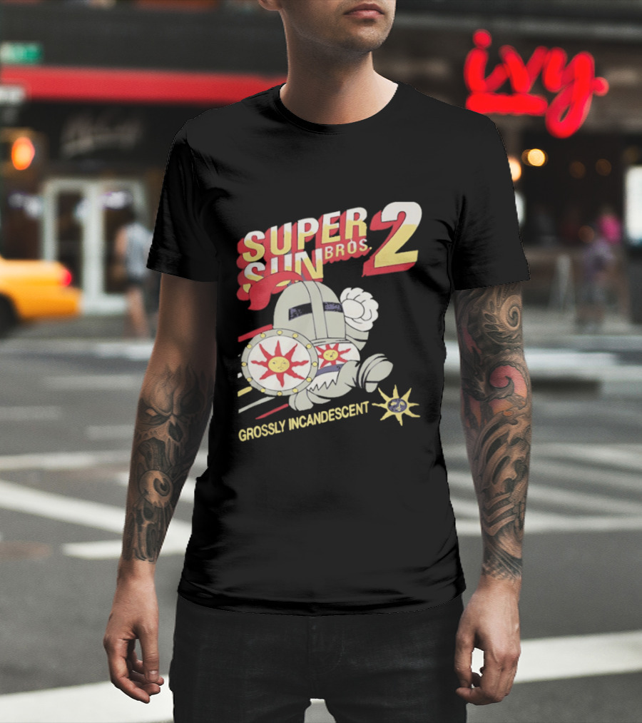 Super Sun Bros 2 Grossly Incandescent Knight Adventure T-Shirt