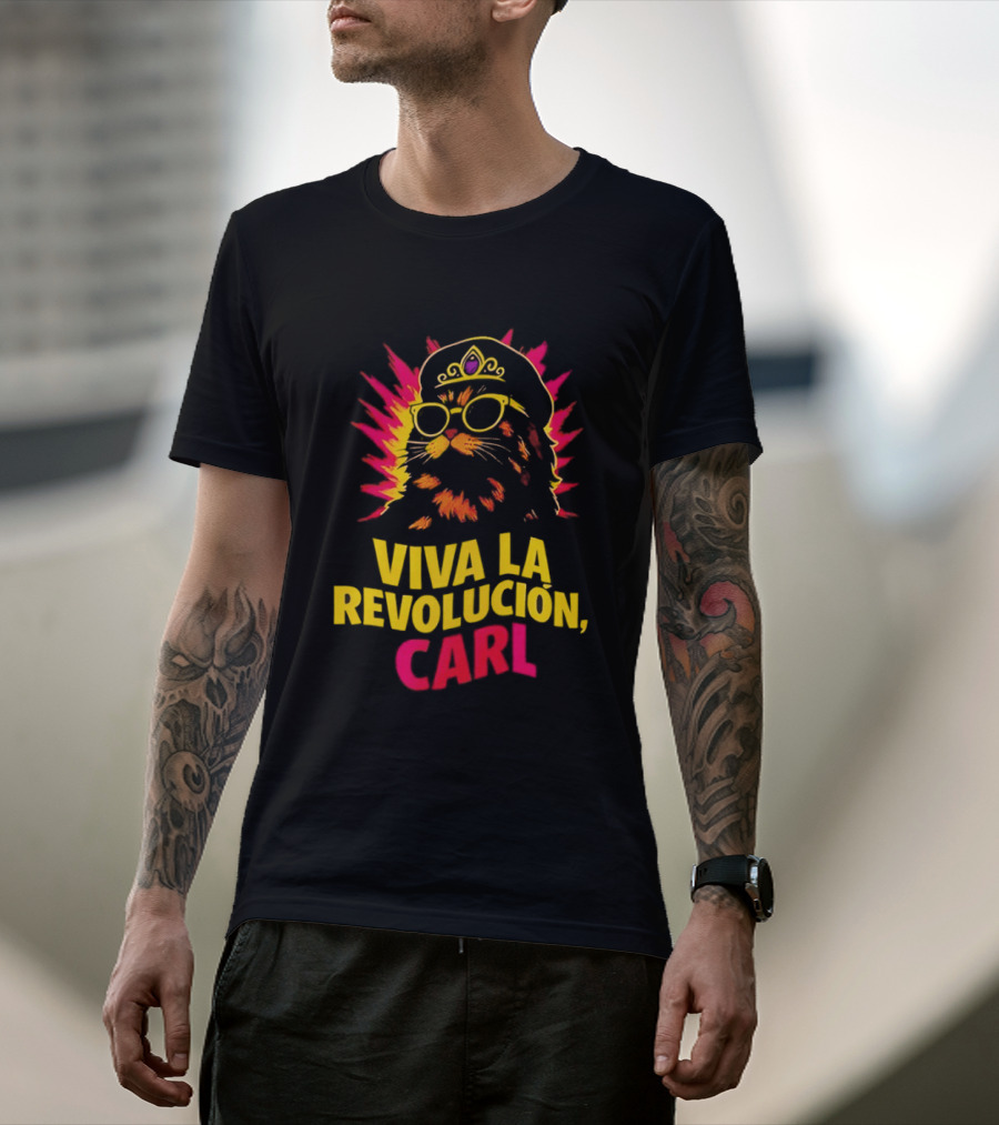 Viva La Revolucion Carl Dungeon Crawler Carl Cat Revolution T-Shirt