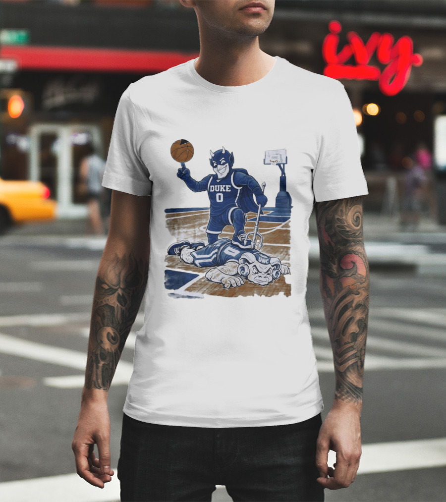 Duke Blue Devils Victory Over UNC Tar Heels Basketball Rivalry T-Shirt