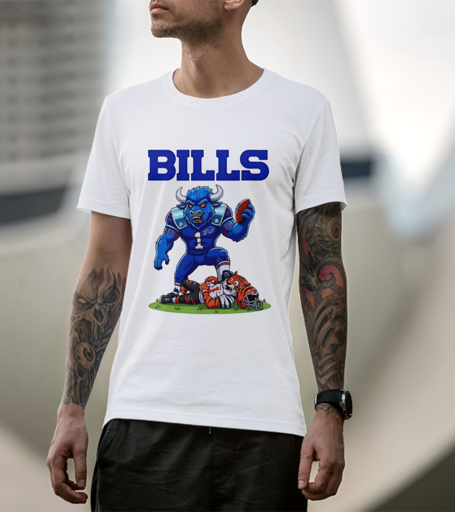 Buffalo Bills Dominating Victory Over Cincinnati Bengals Football Rivalry T-Shirt