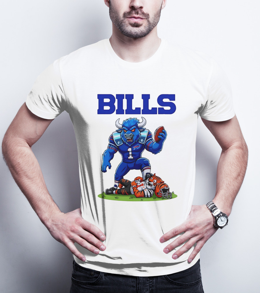 Buffalo Bills Dominating Victory Over Cincinnati Bengals Football Rivalry T-Shirt