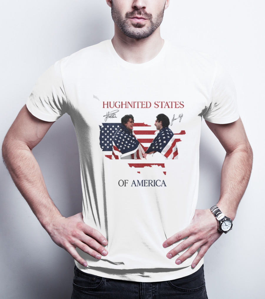 Hughnited States Of America Jack Hughes Quinn Hughes T-Shirt