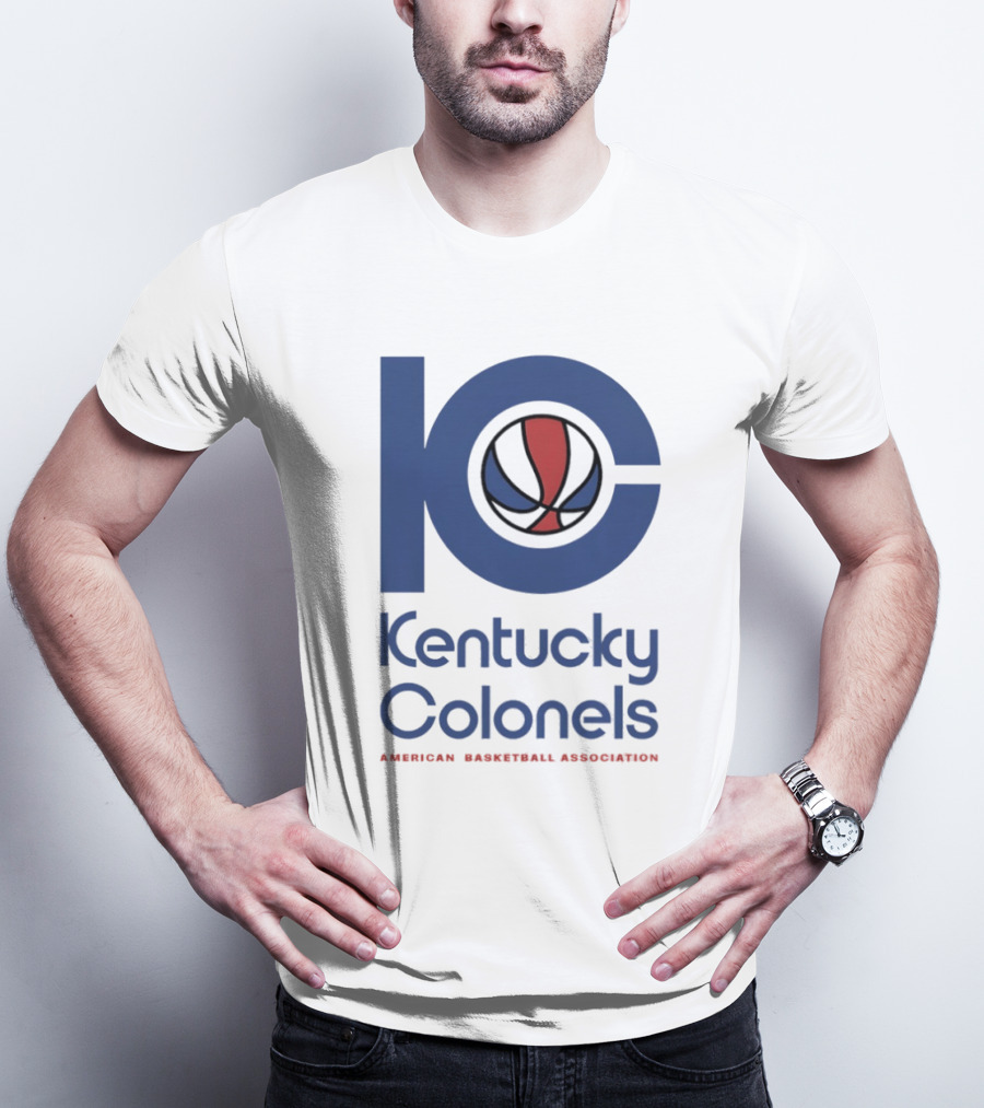 Kentucky Colonels 10 Colonel Army American Basketball Association Fan Collection T-Shirt