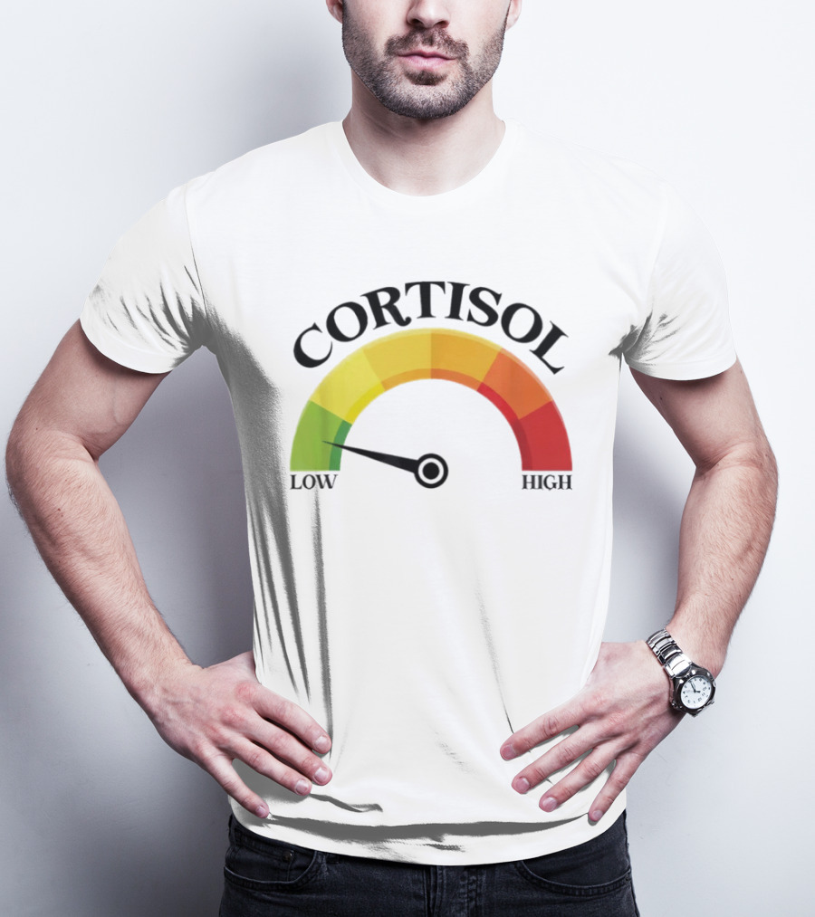 Cortisol Gauge Low Wellness Motivation T-Shirt