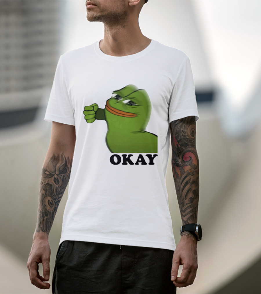 Okay Pepe Frog Punching Nazis Kid T-Shirt