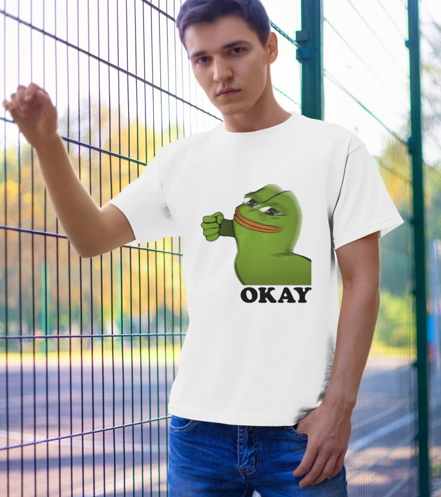 Okay Pepe Frog Punching Nazis Kid T-Shirt