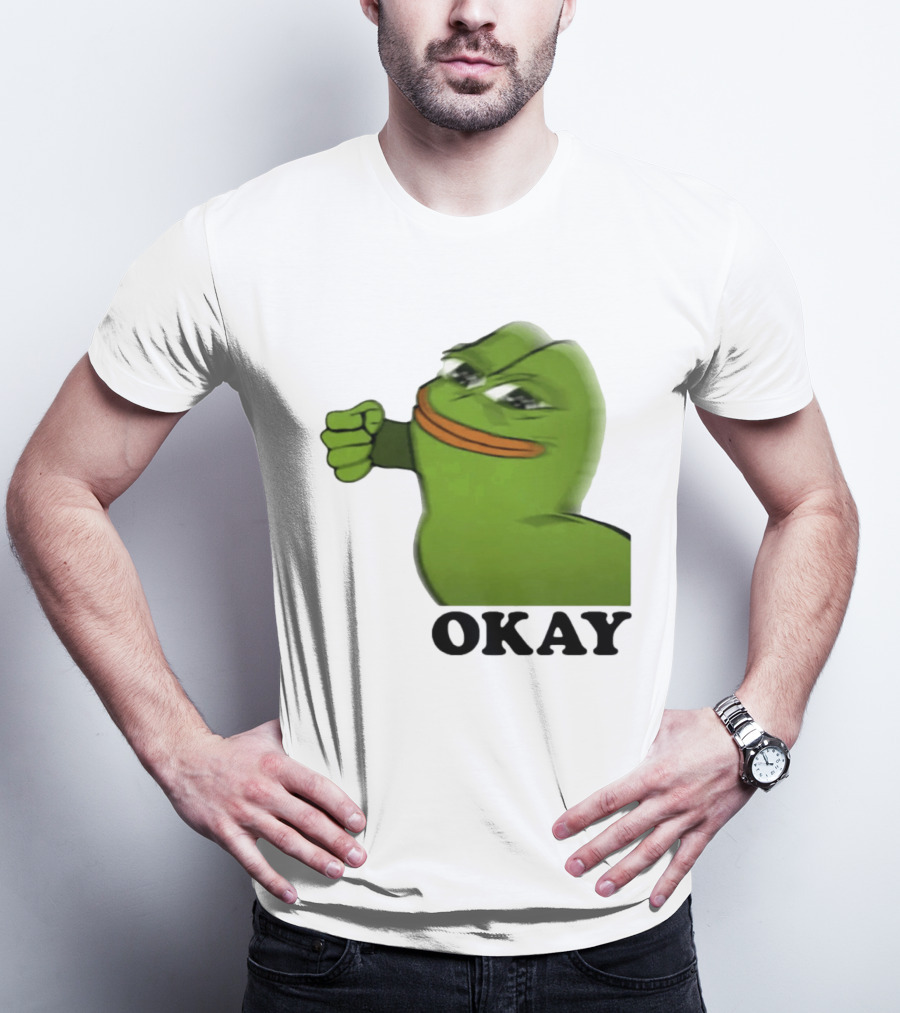 Okay Pepe Frog Punching Nazis Kid T-Shirt