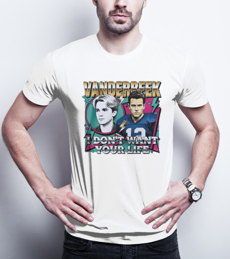 Vanderbeek I Don't Want Your Life 90s Football T-Shirt