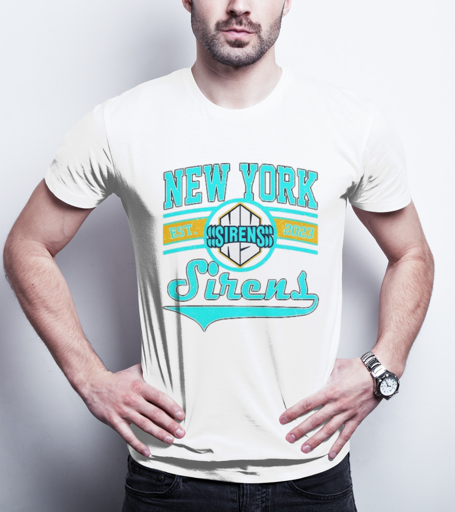 New York Sirens Women's Hockey Team Est 2023 T-Shirt