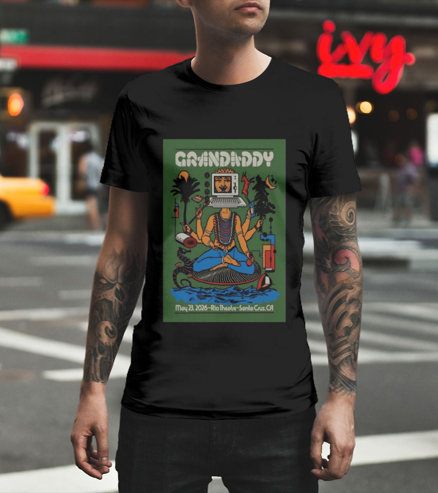 Grandaddy 5 23 2026 Santa Cruz CA T-Shirt