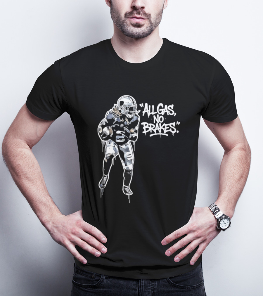 Harold Landry III New England Patriots All Gas No Brakes Football T-Shirt