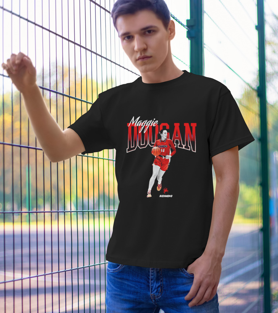 Maggie Doogan Richmond Basketball Number 44 T-Shirt
