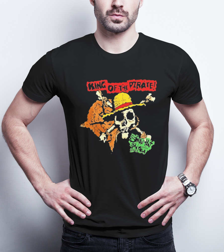 King Of The Pirate Skull And Straw Hat Since 1987 T-Shirt