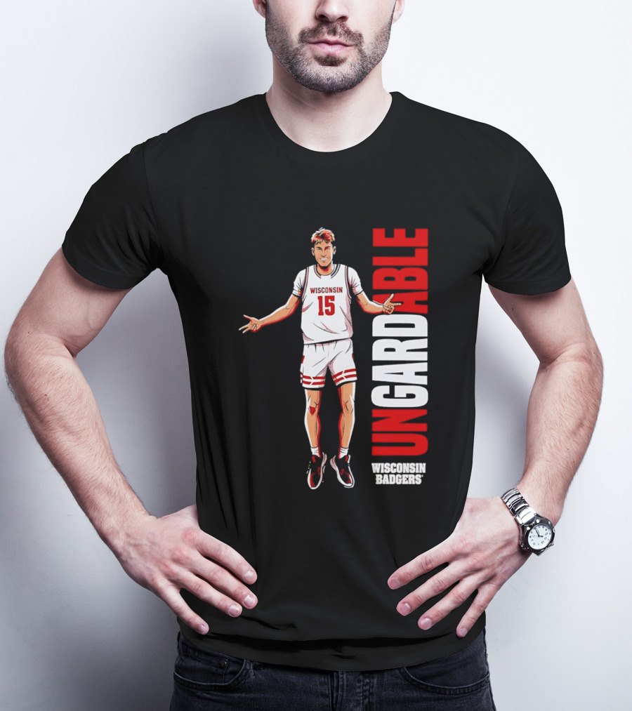 Isaac Gard Wisconsin Badgers Ungardable Basketball Player 15 T-Shirt