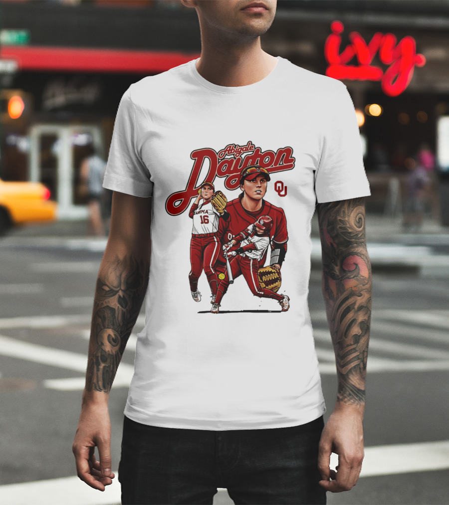 Abigale Dayton Oklahoma Softball NCAA Player OU T-Shirt